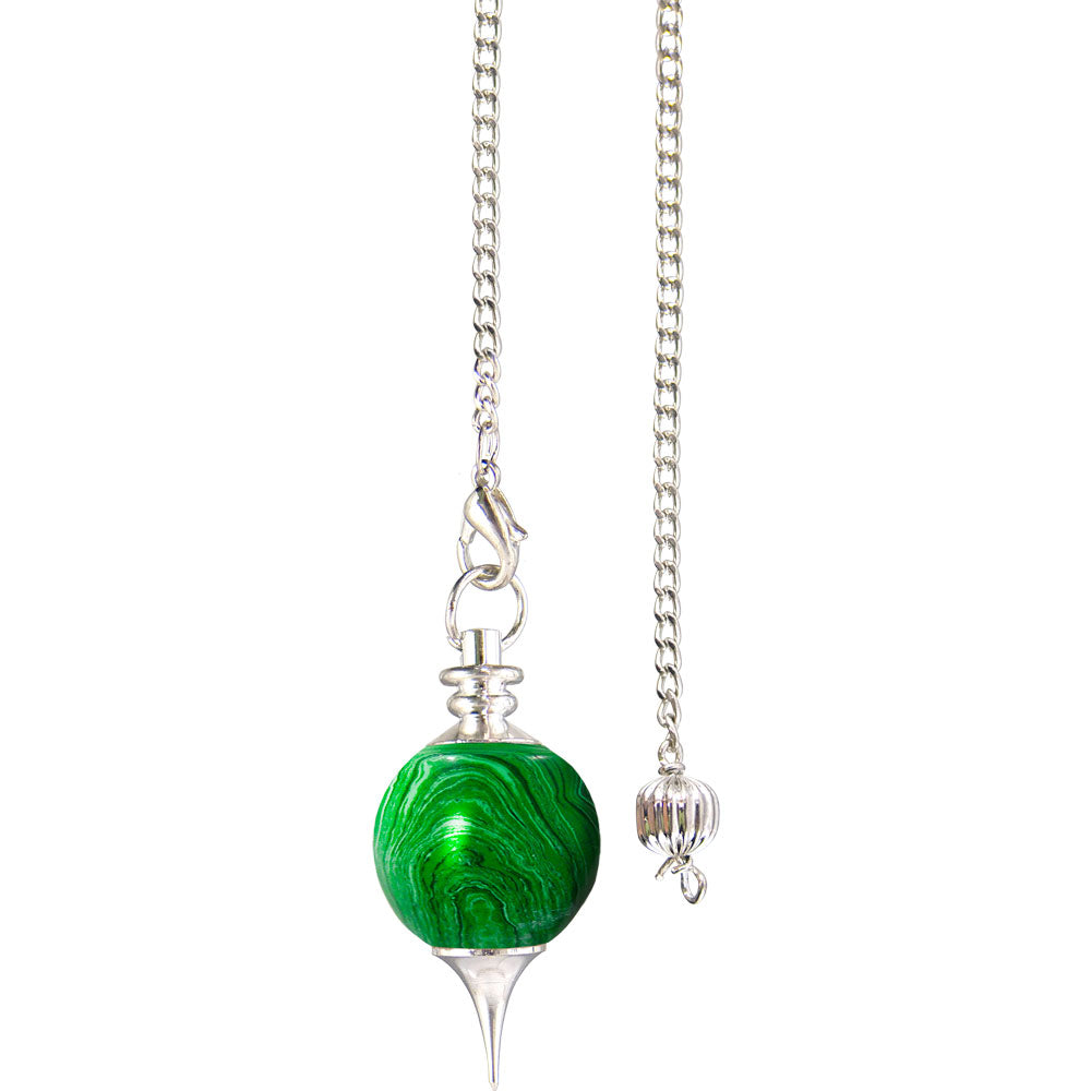Malachite Sephoroton Pendulum (P20) – Cosmic Connections